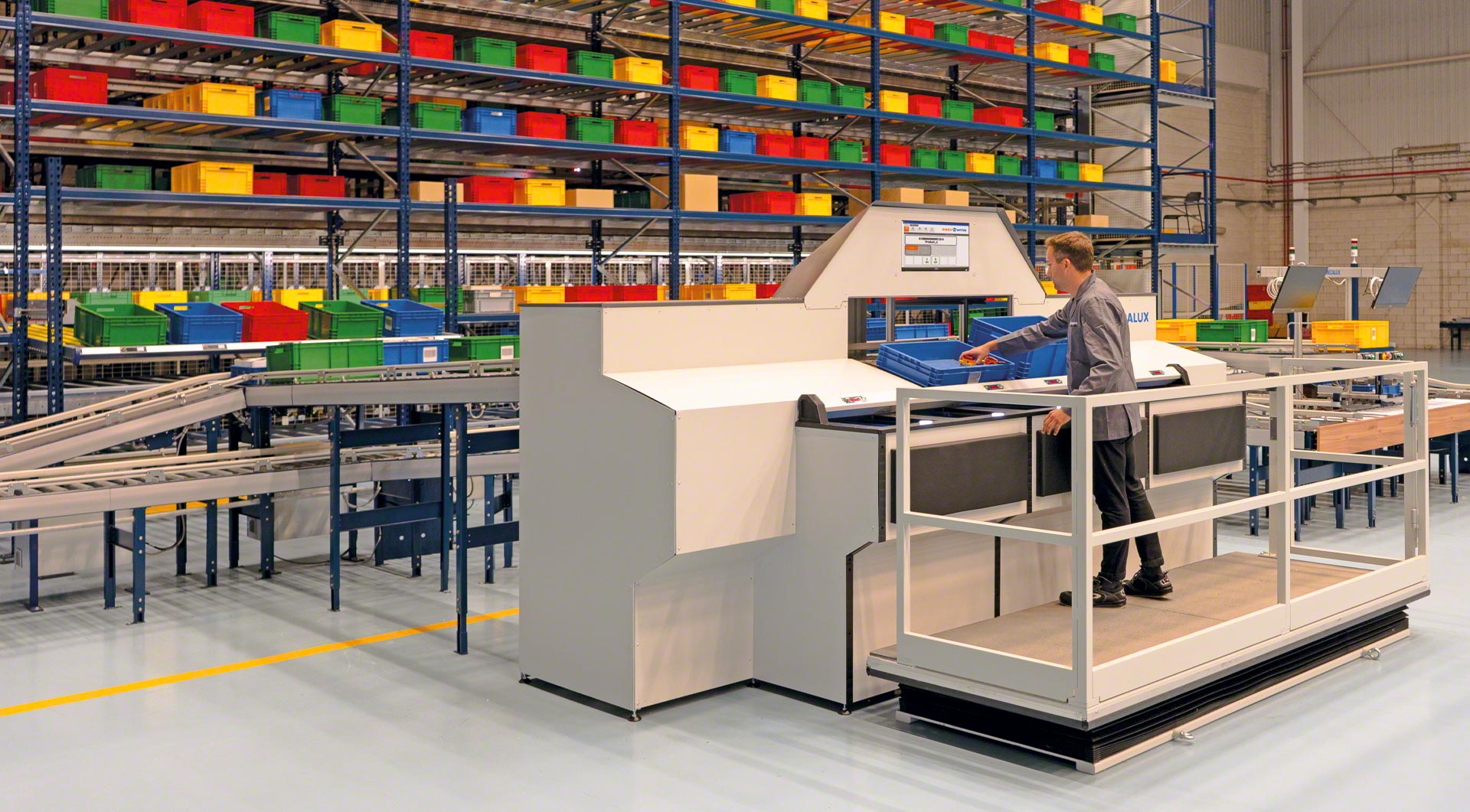 Station de picking haute performance - Mecalux.fr