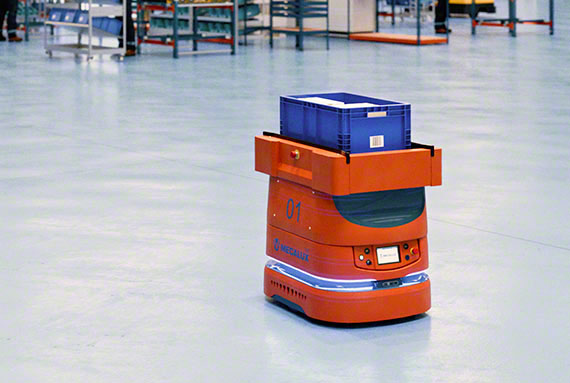Robots mobiles autonomes (AMR) - Mecalux.fr