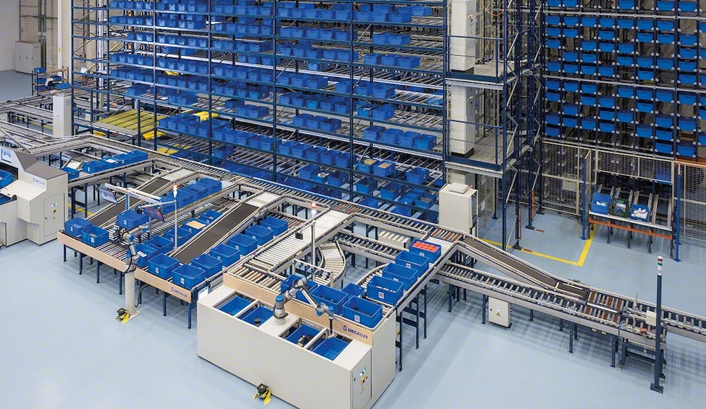 Goods-to-robot : la révolution dans le picking - Mecalux.fr