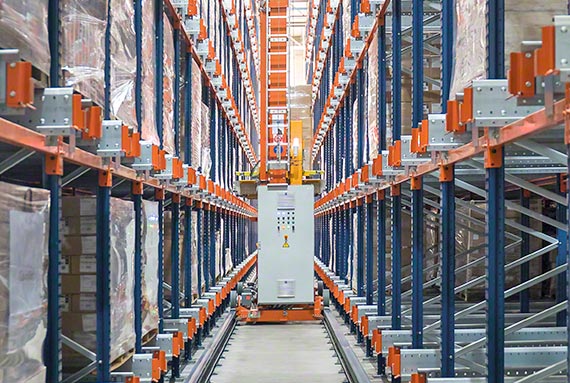 Pallet Shuttle Automatique - Mecalux.fr