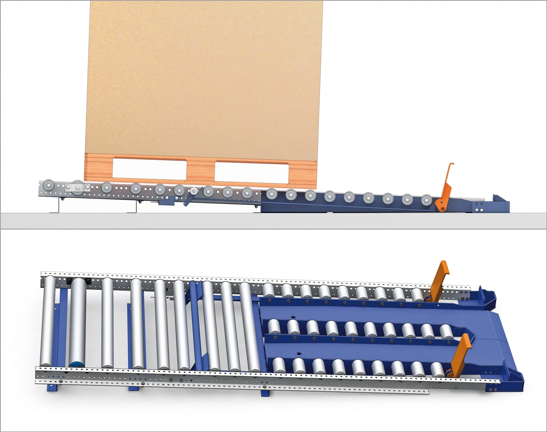 Rack dynamique, palettier dynamique - Mecalux.fr
